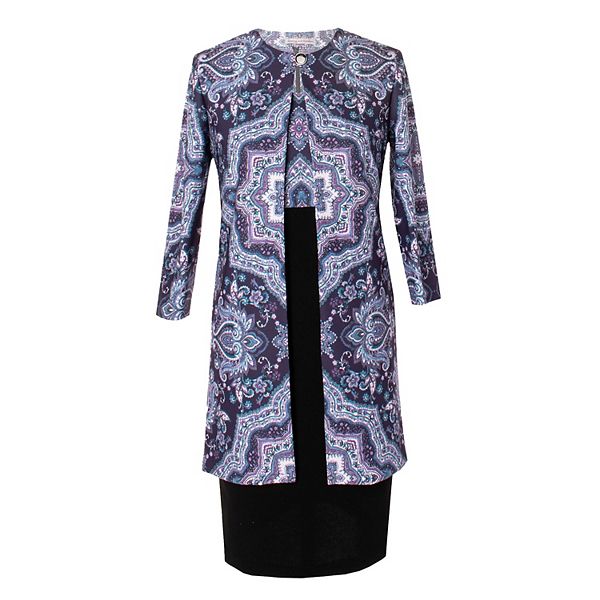 Womens Danny & Nicole Tunic Jacket and Dress