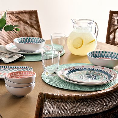 Food Network™ Mirano Medallion Salad Plates 4-piece Set