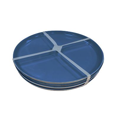 Food Network™ 4-pc. Two-Tone Melamine Dinner Plates Set
