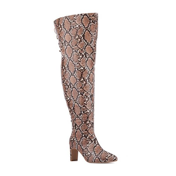 Fashion to Figure Hayya Thigh High Wide Width Women's Boots