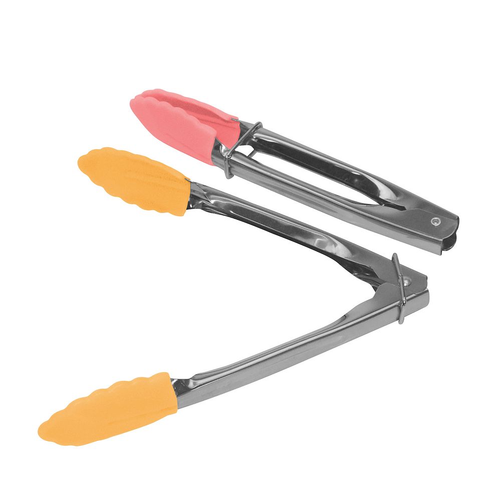 Celebrate Together™ Summer Silicone-Tipped Tropical Color Mini Tongs 2 ...
