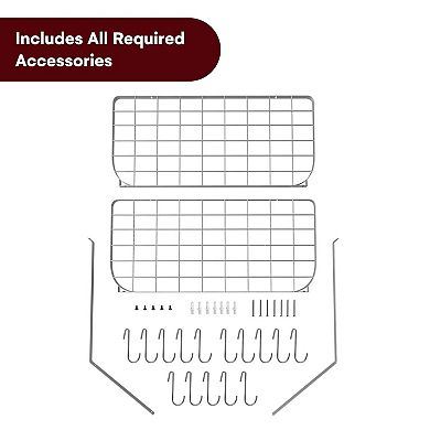 Wall Mounted Hanging Pot And Pan Rack For Kitchen Storage And ...