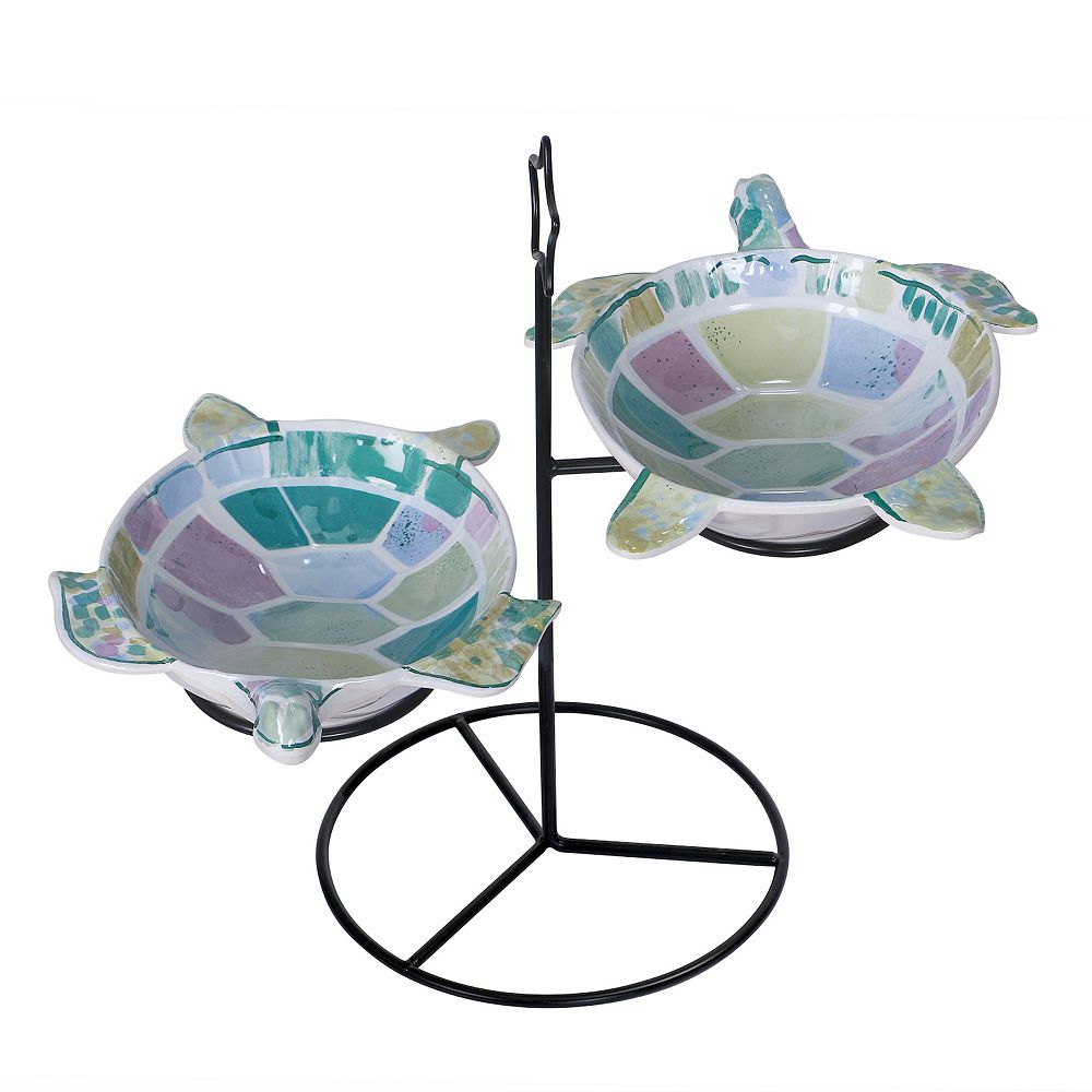 Celebrate Together™ Summer Turtle Bowls Duo 2-piece Set with Tiered ...