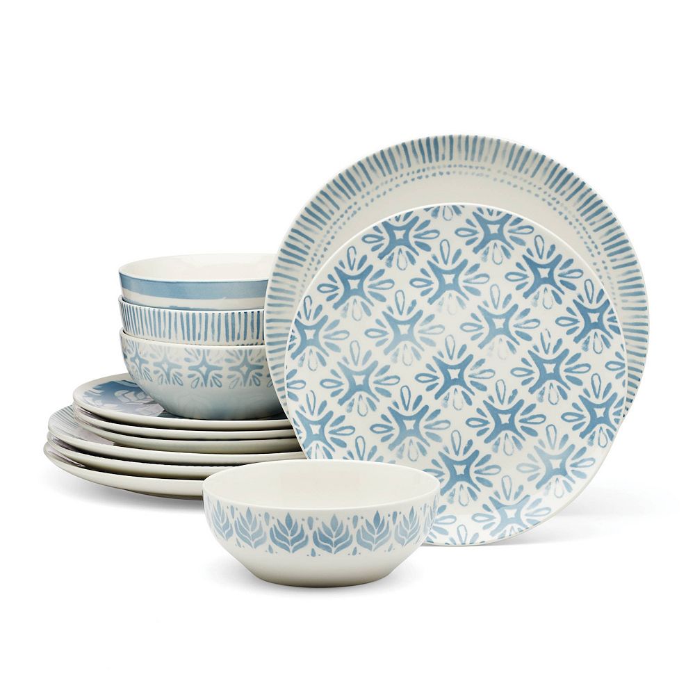 Food Network™ Aria Blue 12-pc. Dinnerware Set