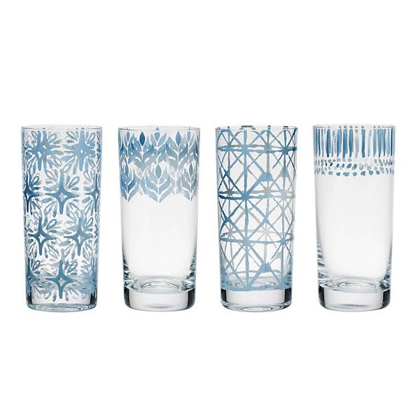 Food Network™ 4 Pc Aria Highball Glass Set