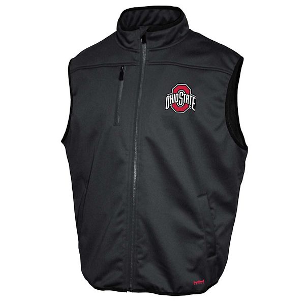 Men's Ohio State Buckeyes Zip Up Softshell Vest