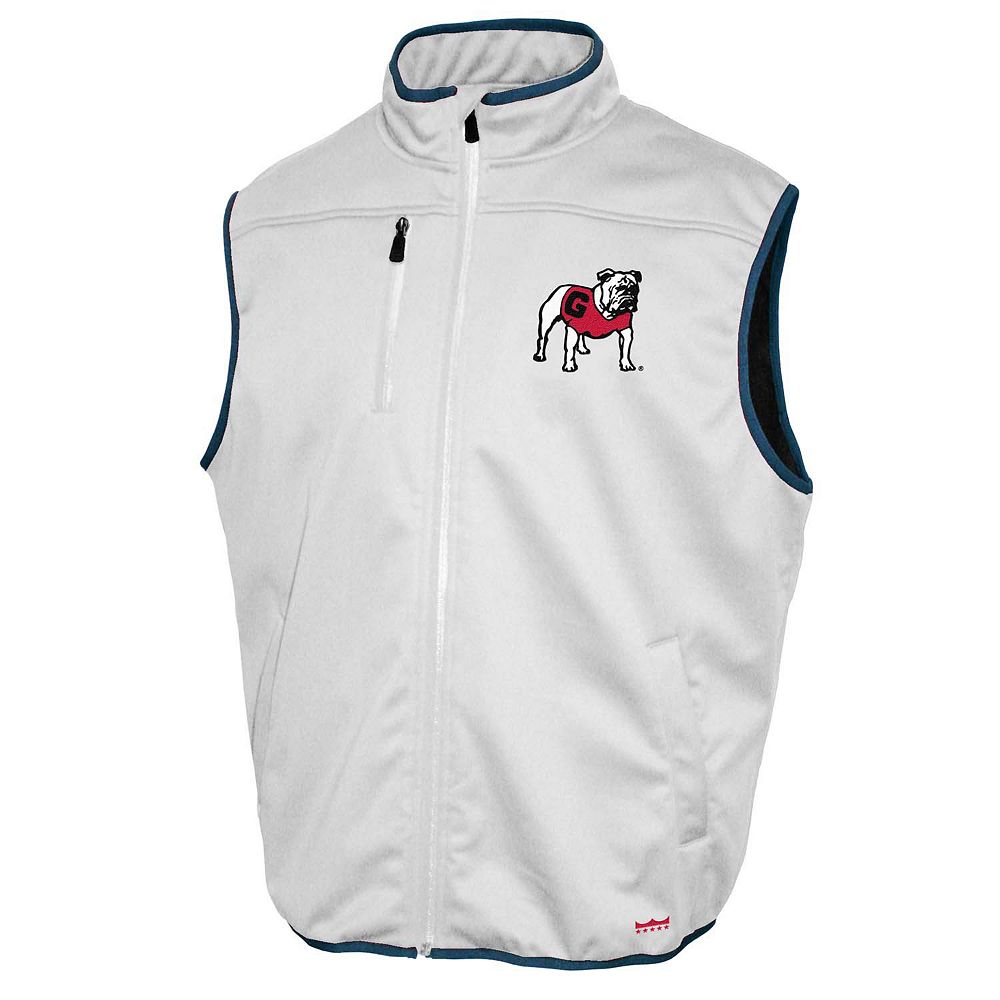Men's Georgia Bulldogs Zip Up Softshell Vest