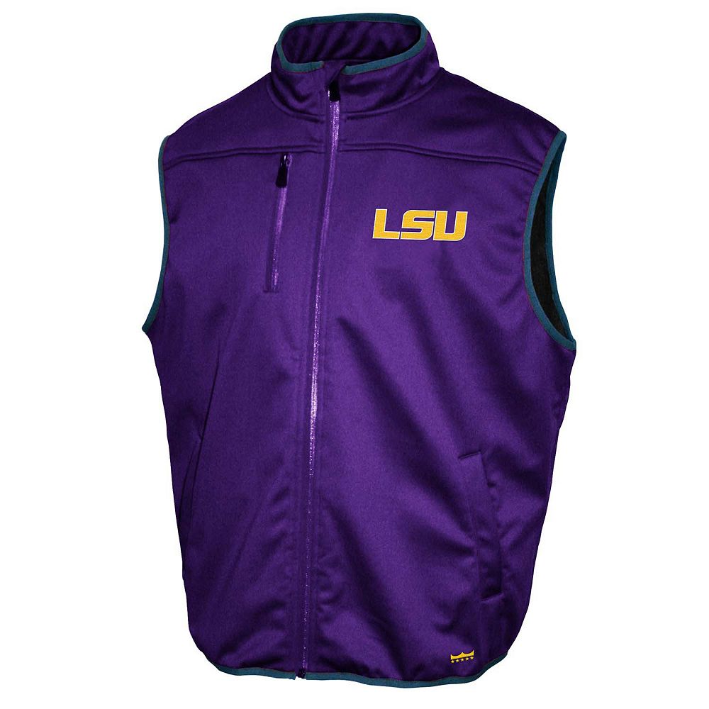 Men's Louisiana State University Tigers Softshell Vest