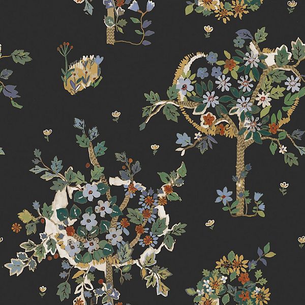 RoomMates Flowering Peace Tree Peel and Stick Wallpaper