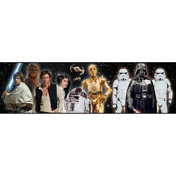 RoomMates Star Wars Characters Peel and Stick Wallpaper Border