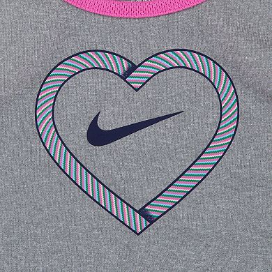 Baby & Toddler Girls Nike Heart Tank & Mesh Short Matching Set