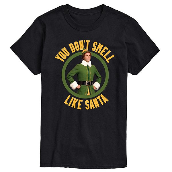 Men's Elf You Dont Smell Like Santa Tee