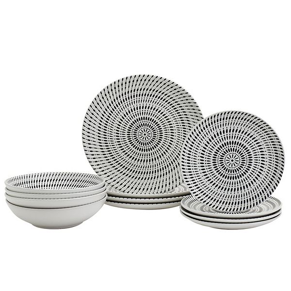 Food Network™ Avi 12-pc. Dinnerware Set - Multi – BrickSeek