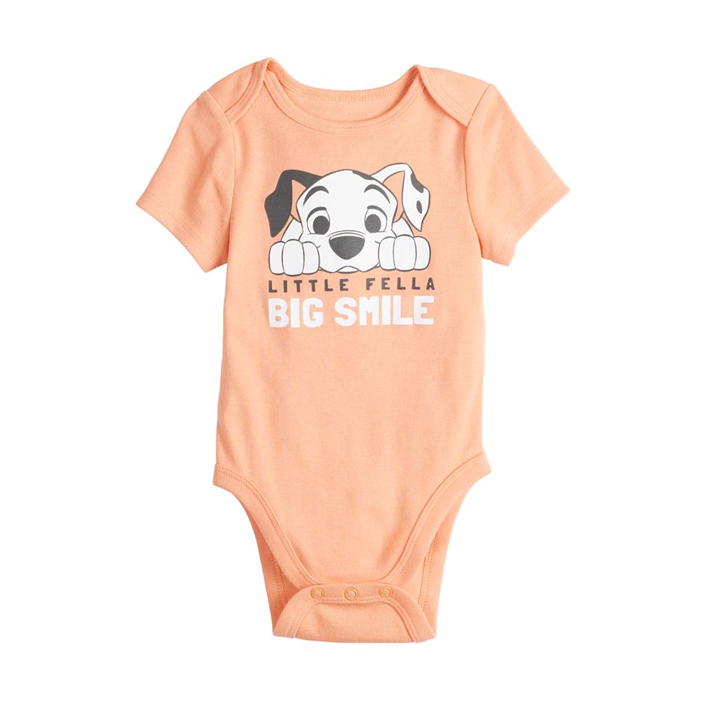 Disney's 101 Dalmatians "Little Fella Big Smile" Baby Boy Short Sleeve ...