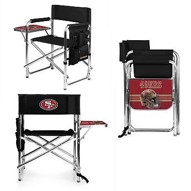 NFL San Francisco 49ers Sports Chair with Side Table