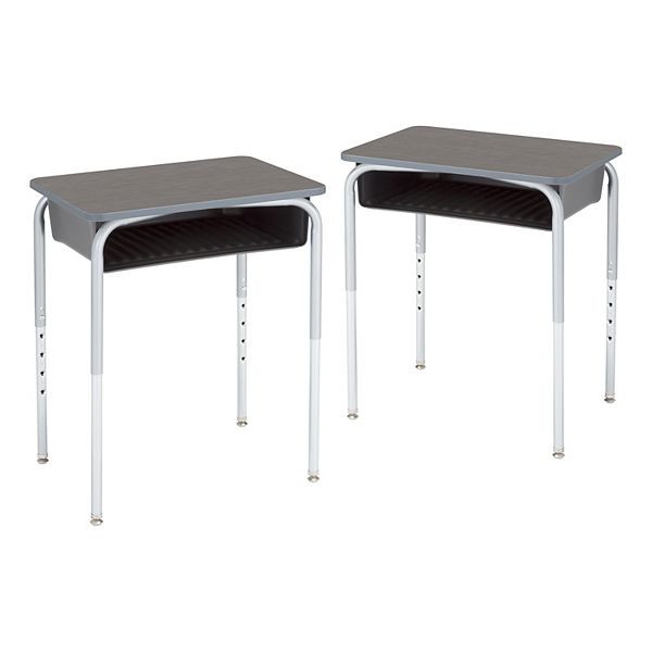 Learniture Structure Series Open Front School Desk (2 Pack)