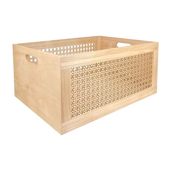 Dwell Studio Wood Laser Cut Storage Bin