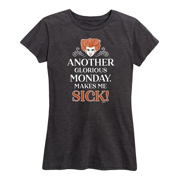 Disney's Hocus Pocus Women's Glorious Monday Graphic Tee