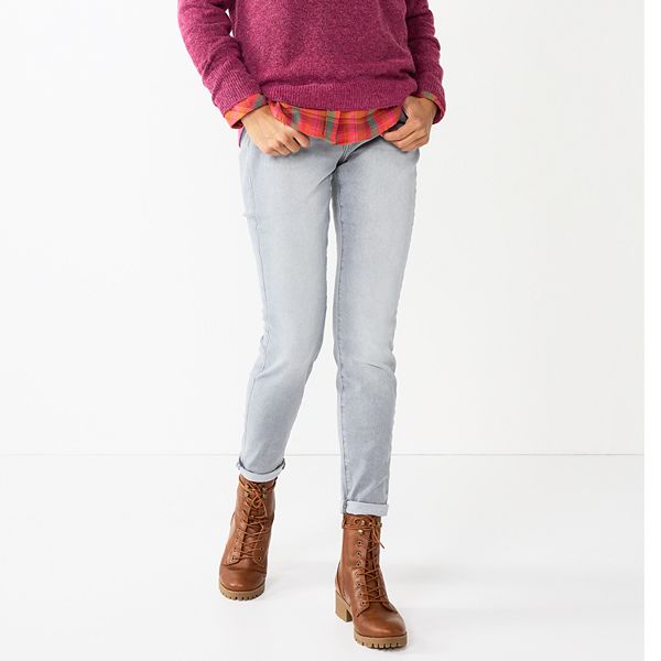 Womens Sonoma Goods For Life® Curvy High Waisted Skinny Jeans