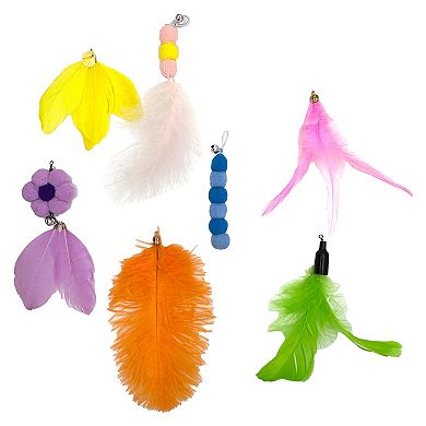 Meow Catnip Teaser Wand 7-piece Set