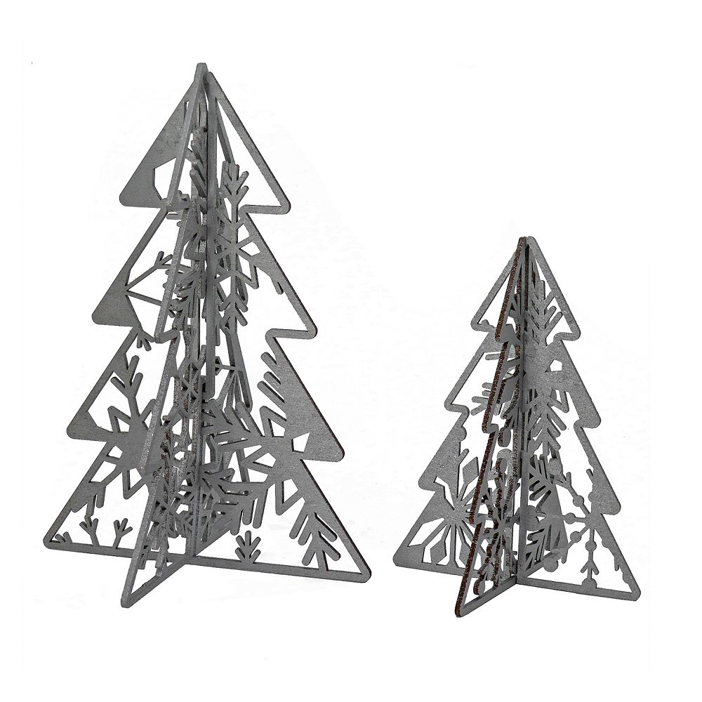 National Tree Company Free Standing Trees Table Decor 2-piece Set