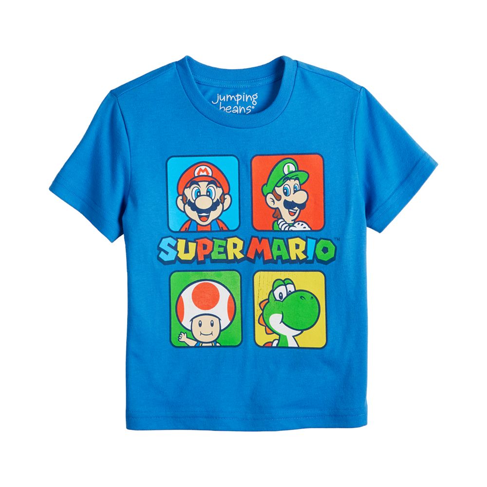 Baby & Toddler Boy Jumping Beans® Super Mario Character Grid Graphic Tee