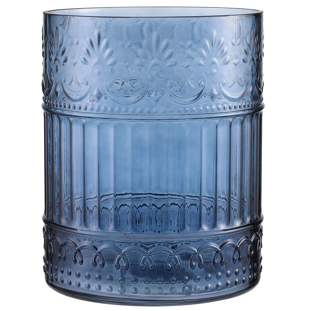 Mosaic Glass Decorative Bathroom Trash Can