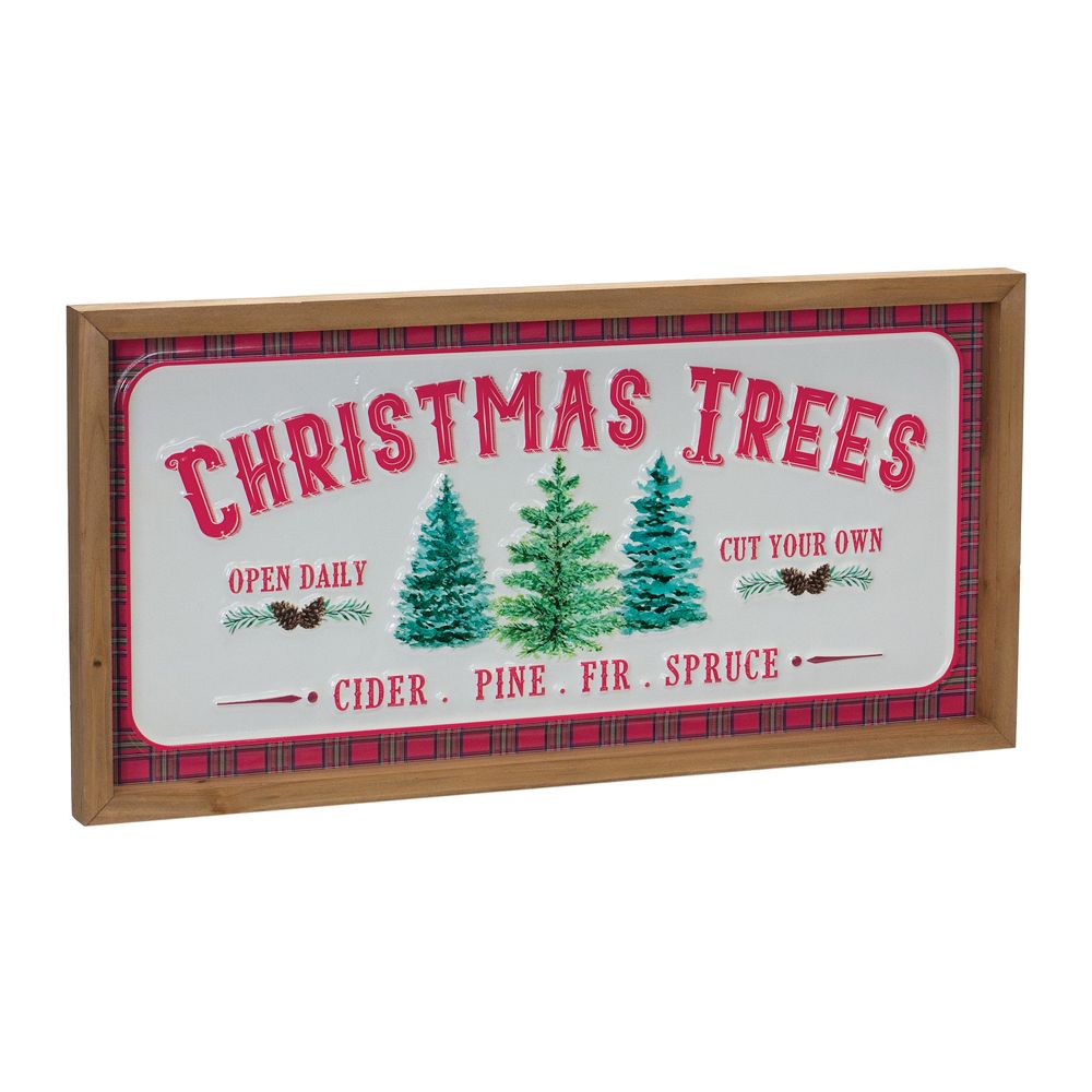 Melrose Christmas Tree 2-pc. Sign Set