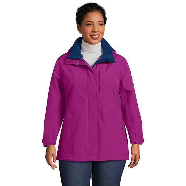 Plus Size Lands' End Squall Waterproof Insulated Winter Jacket