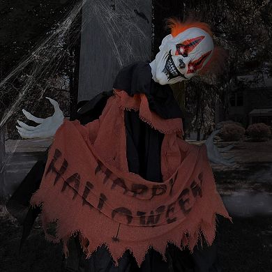 Animatronic Clown Tree Hugger with Movement, Sounds, and Lights ...