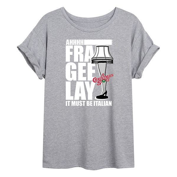 Juniors' A Christmas Story Fra Gee Lay Graphic Tee