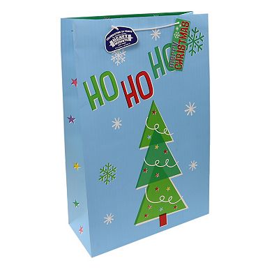 Christmas Ho Ho Ho Tree Super Jumbo Gift Bag