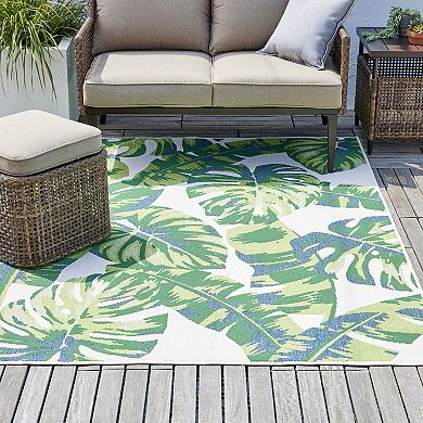 Sonoma Goods For Life® Palm Toss Indoor/Outdoor Accent & Area Rugs