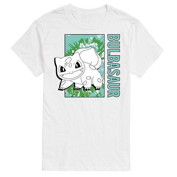 Big & Tall Pokémon Tie Dye Bulbasaur Graphic Tee