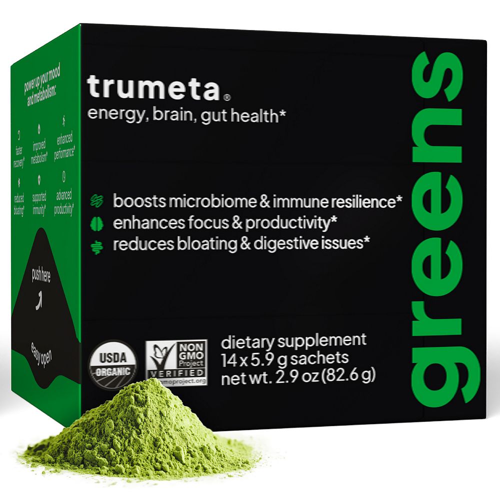 TRUMETA Greens Superfood Supplement - 14 Day Supply