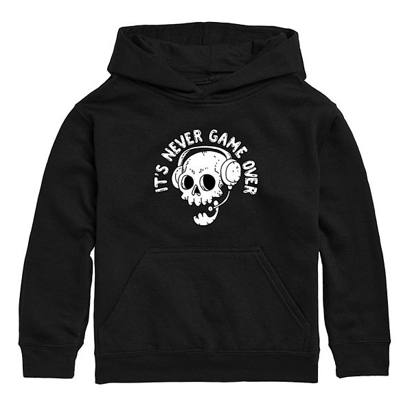 Boys 8-20 It's Never Game Over Hoodie