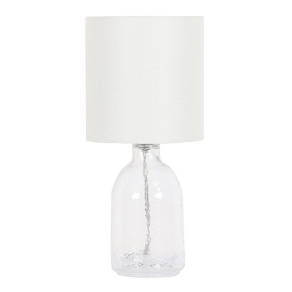 Glass Base Accent Table Lamp