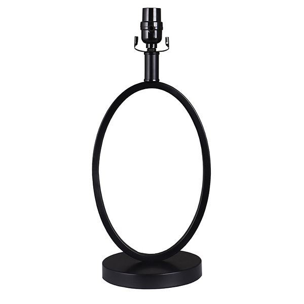 Metal Circle Accent Lamp Base