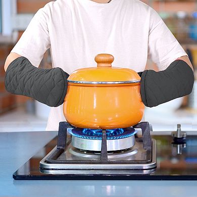 Canvas Oven Mitts Toaster Gloves 1 Pair