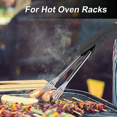 Canvas Oven Mitts Toaster Gloves 1 Pair