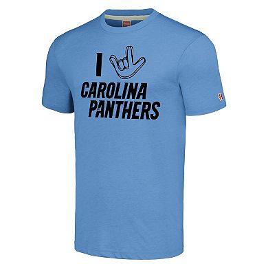 Unisex Homage Light Blue Carolina Panthers The NFL ASL Collection by ...