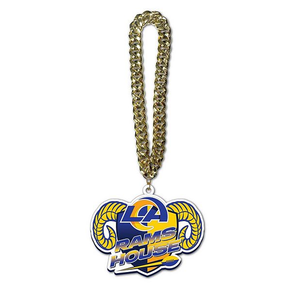 MOJO Los Angeles Rams Slogan Fan Chain Necklace MOJO Los Angeles Rams Slogan Fan Chain Necklace
