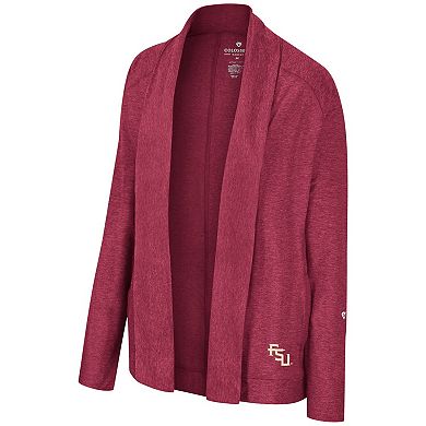 Women's Colosseum Garnet Florida State Seminoles Morningside Cardigan ...