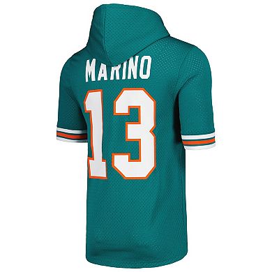 Men's Mitchell & Ness Dan Marino Aqua Miami Dolphins Retired Player ...
