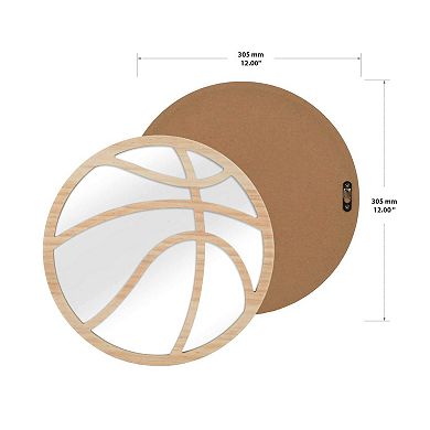 The Big One® Basketball Die-Cut Mirror