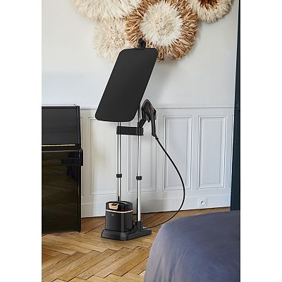 Rowenta Ixeo All in One Iron Steamer Solution with Built in 3 Position Board Black