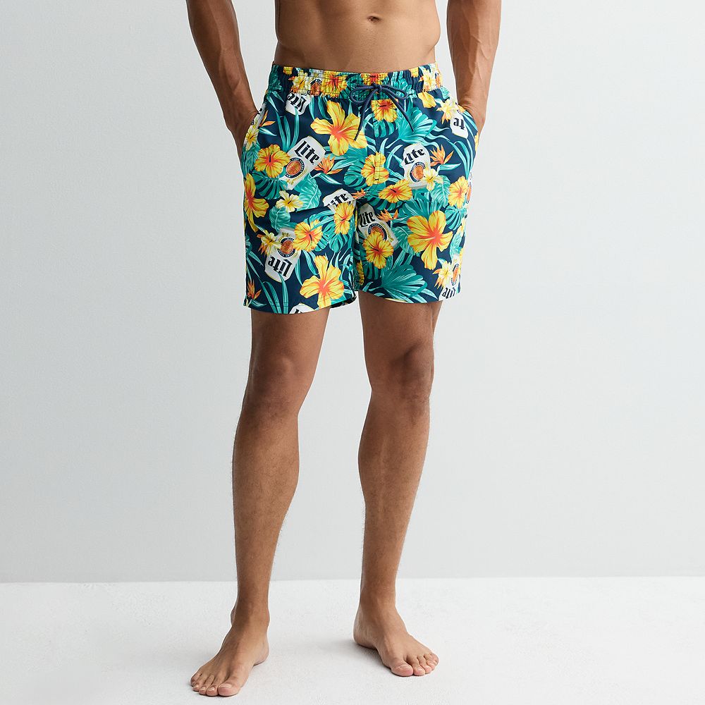 Men's Miller Lite 7" Swim Trunks