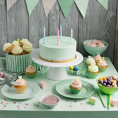 Sparkle and Bash Mint Green Plastic Rectangle Party Table Cloth Cover ...