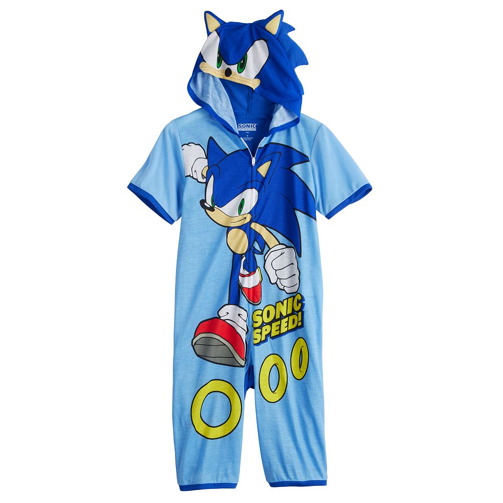 Boys 4-10 Sonic the Hedgehog Sleep Romper