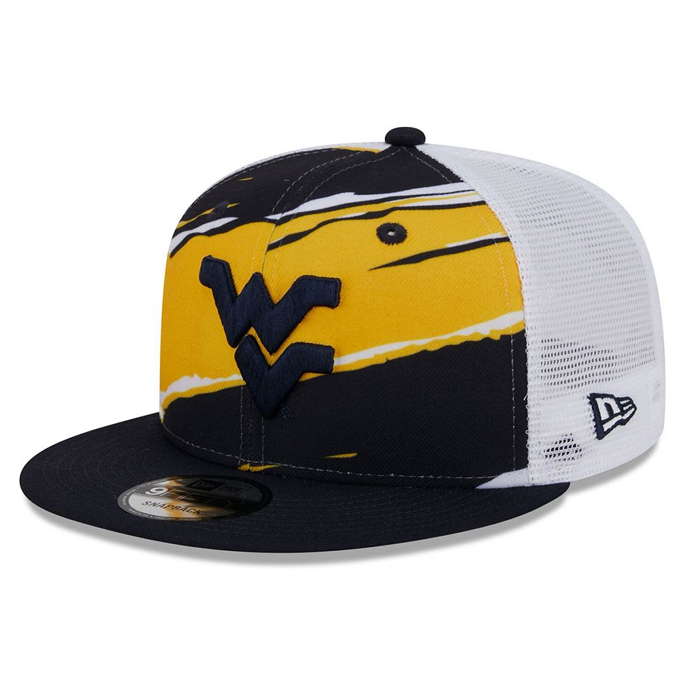 Men's New Era Navy West Virginia Mountaineers Tear Trucker 9FIFTY ...
